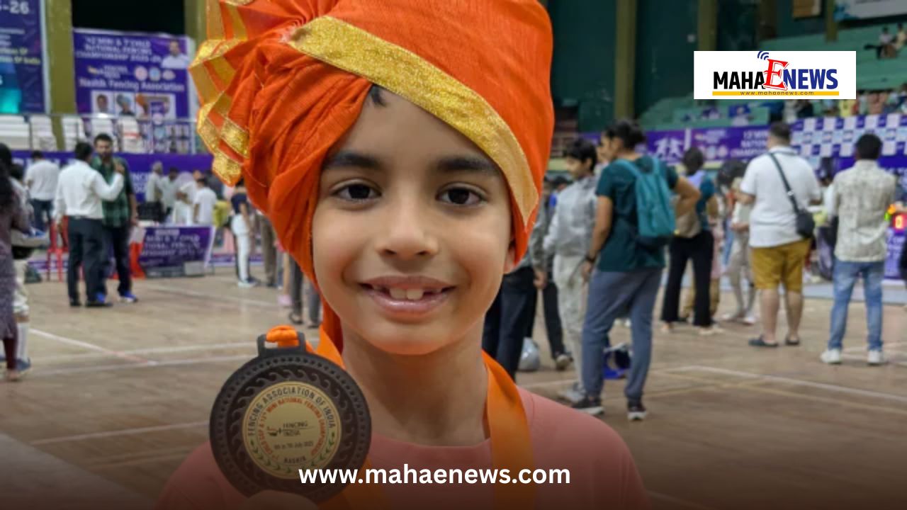 Class 3 Pune boy wins bronze in U-10 at National Fencing Championship ...